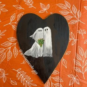 Hand Crafted | Art | Original Ghost Wedding Painting | Poshmark